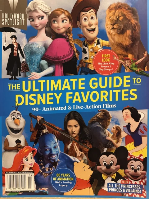 ULTIMATE GUIDE TO Disney Favorites Centennial Magazine 90+ Animated ...