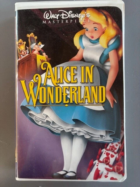 ALICE IN WONDERLAND (VHS, 1999) Walt Disney’s Masterpiece Movie Media Used £38.44 - PicClick UK