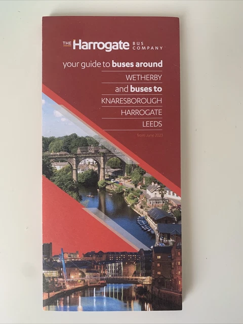 HARROGATE BUS (TRANSDEV) Wetherby Bus Guide June 2023 edition £1.44 ...