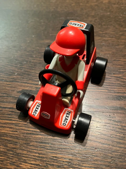 PLAYMOBIL KLICKY GO-KART Mit Fahrer Texaco Kart Racing 3575 V1 1979 EUR ...