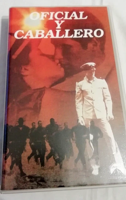OFFICIAL AND GENTLEMAN Richard Gere Debra Winger - VHS Tape Spanish PAL ...