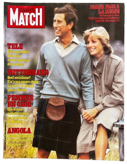 PARIS MATCH MAGAZINE, Charles And Diana Oct 1981, Very Good Condition £ ...