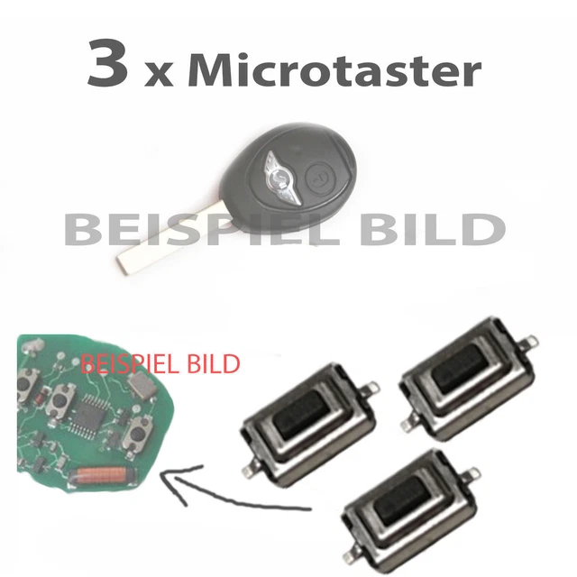 MICROTASTER MIKROTASTER FERNBEDIENUNG Schlüssel Mikroschalter für Mini Cooper EUR 7,99 - PicClick DE