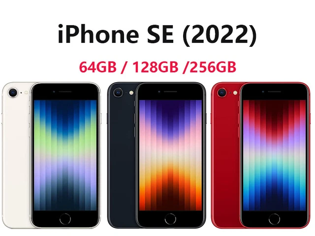 APPLE IPHONE SE 3rd Gen (2022) 5G 256GB/128GB/64GB Einzel-SIM IOS Smartphone EUR 219,99 ...