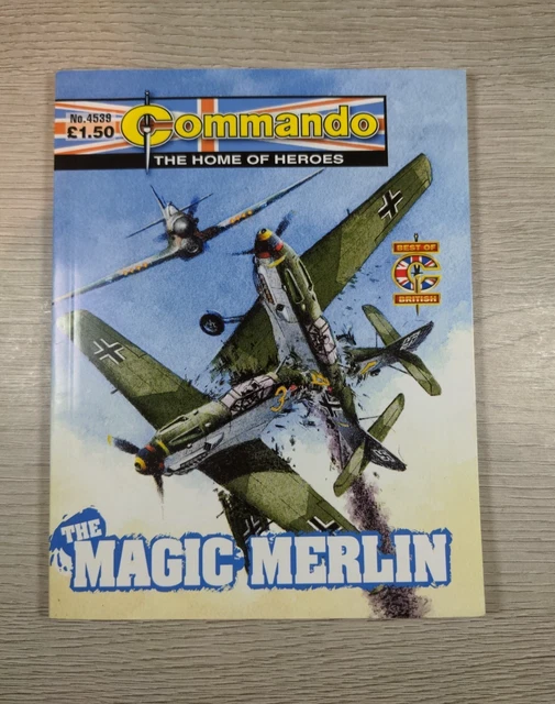 COMMANDO COMIC ISSUE Number 4539 The Magic Merlin - Vintage Comic £3.95 - PicClick UK
