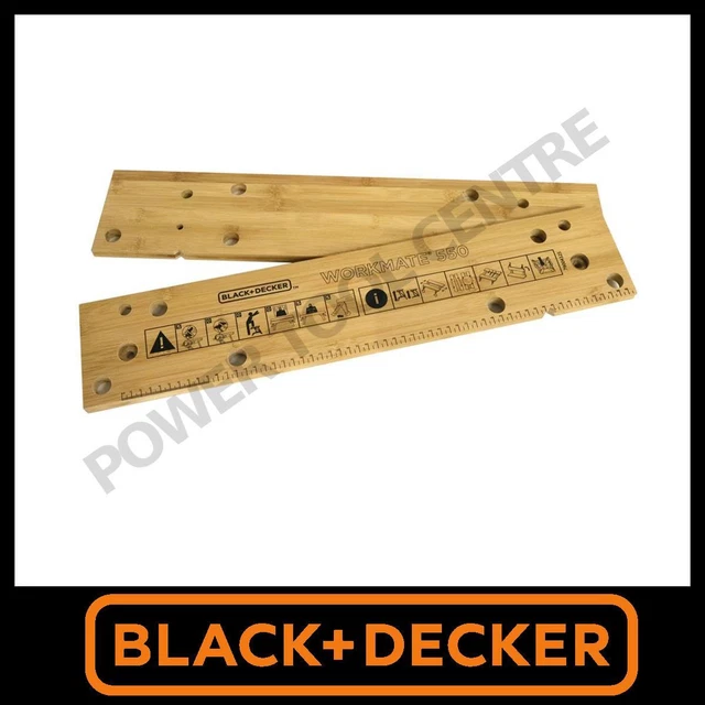 BLACK & DECKER Replacement Spare Wooden Workmate Set Jaws WM529 WM536 ...