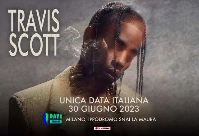 BIGLIETTO CONCERTO TRAVIS Scott Milano I-Days 30-06-2023 Ingresso ...