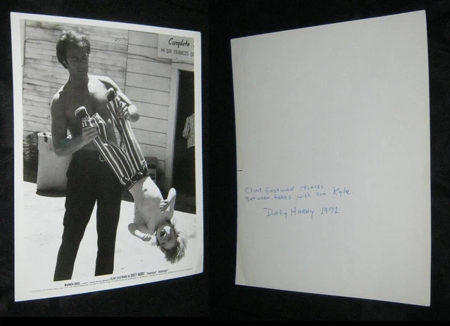 ORIGINAL DIRTY HARRY Press Kit Still CLINT EASTWOOD w/Kyle Shipped in ...