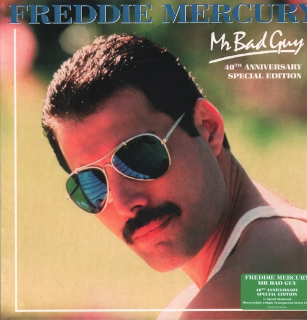 FREDDIE MERCURY MR. BAD GUY LP VINYL Limited transparent green vinyl ...