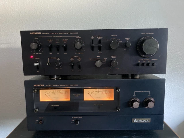 HITACHI HMA-8300 + Hca-8300 / Fully Working / Class A + G Amplifier / # ...
