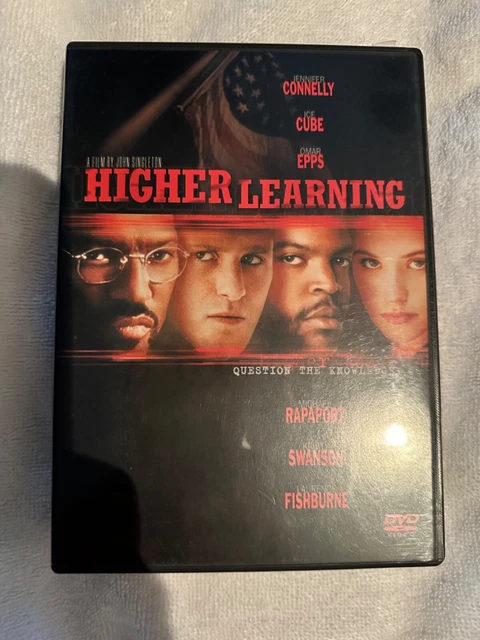 VINTAGE DVD HIGHER Learning Cole Hauser Ice Cube Jennifer Connelly 1995 ...