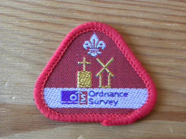 UK SCOUTING 1980'S Cub Scout Proficiency Badge Map Reader OS EUR 1,37 ...
