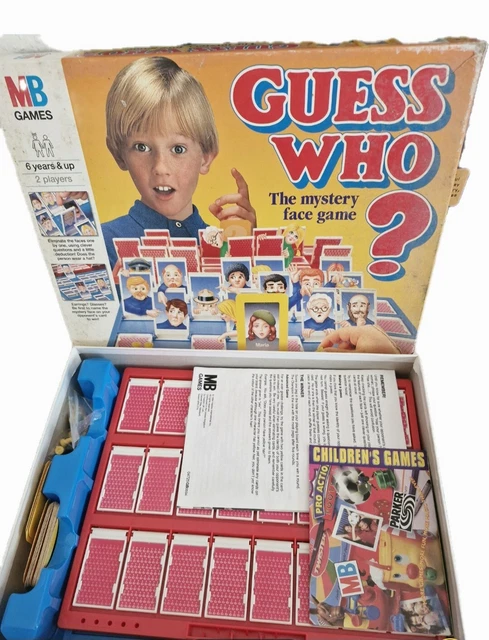 VINTAGE MB GAMES Guess Who Game £15.00 - PicClick UK