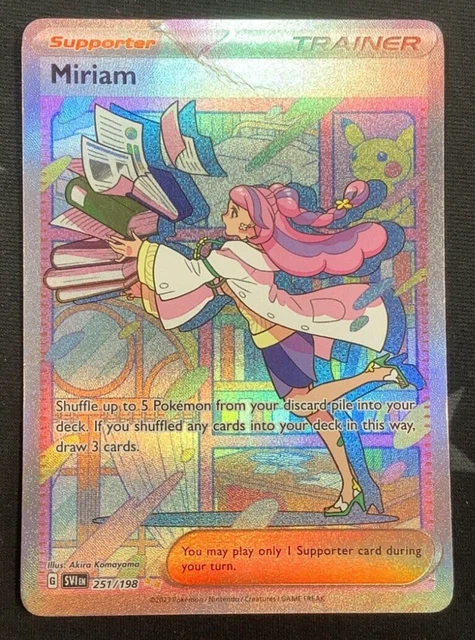 2023 POKEMON MIRIAM Special Illustration Rare Scarlet Violet 251/198 ...