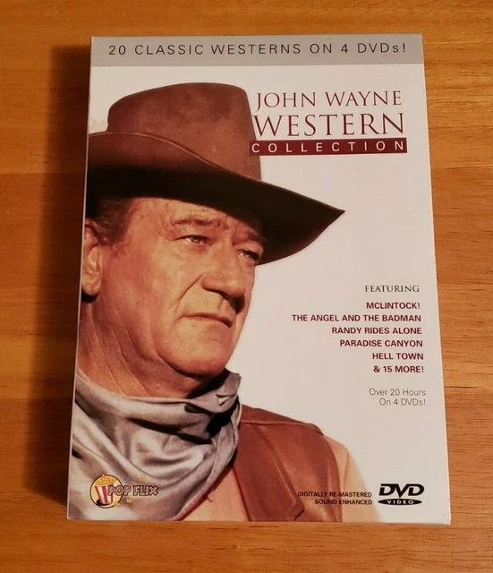 JOHN WAYNE WESTERN Collection 20 Movies 2 Volume Set On 4 Discs Pop ...