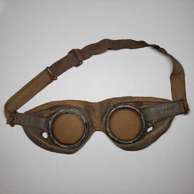 GERMAN WW2 GOGGLES Wehrmacht Luftwaffe tinted soldier vintage glasses ...