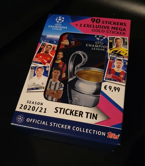 TOPPS STICKER UEFA Champions League 2020 21 Tin Dose mit 91 Fußballbildern EUR 6,99 - PicClick DE