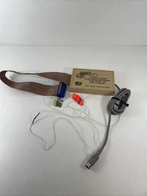 CARDCO CENTRONICS PARALLEL Printer Interface +Graphics VIC-20 C-64 ...