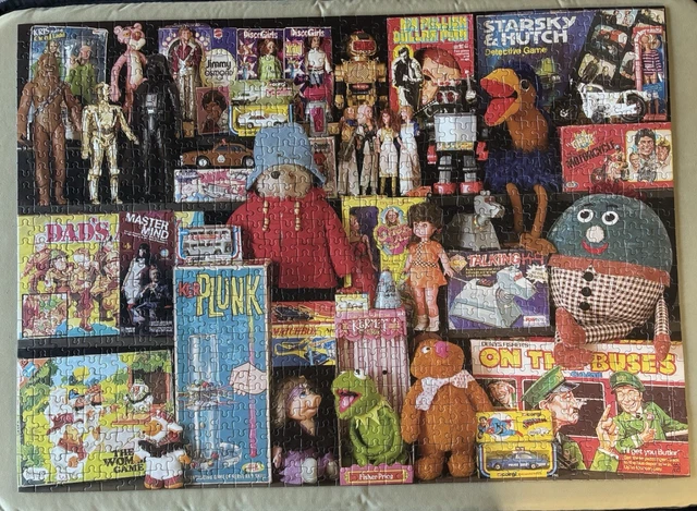 GIBSONS MEMORIES OF The 1970s Toy Box 1000 Jigsaw Puzzle £3.29 ...