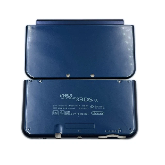 REPLACE FOR NINTENDO New 3DS LL Blue A+E Cover Shell Housing Front Back ...