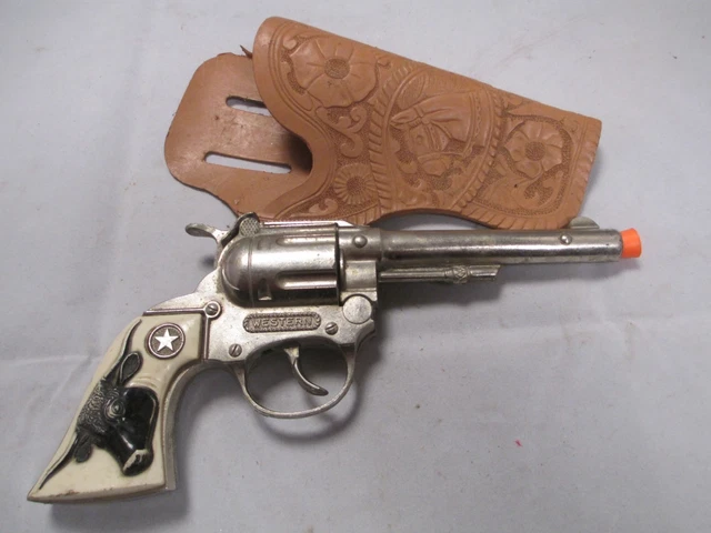 VINTAGE HUBLEY WESTERN CAP GUN 1950's TOY $10.95 - PicClick