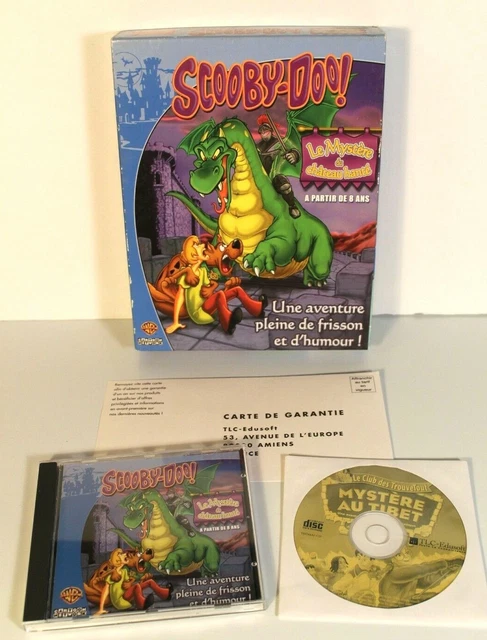 FRENCH FRANCAIS SCOOBY Doo Le Mythe du Chateau Hante pc cd-rom game Win ...