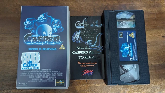 CASPER VHS WITH Damaged Pamphlet - Untested £7.99 - PicClick UK