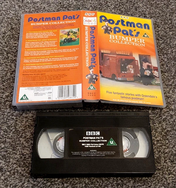 POSTMAN PAT'S BUMPER Collection Bbc Video Jess Pal Vhs Video Kids ...