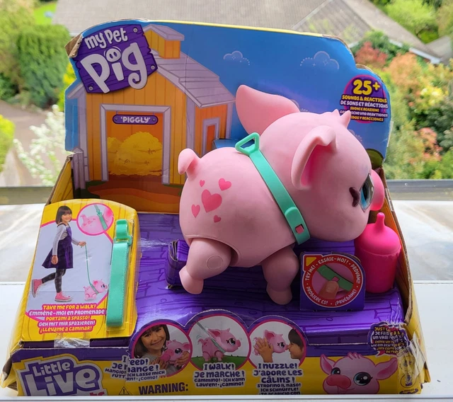 LITTLE LIVE PETS - My Pet Pig Soft Jiggly Interactive Toy Pig (NEW ...