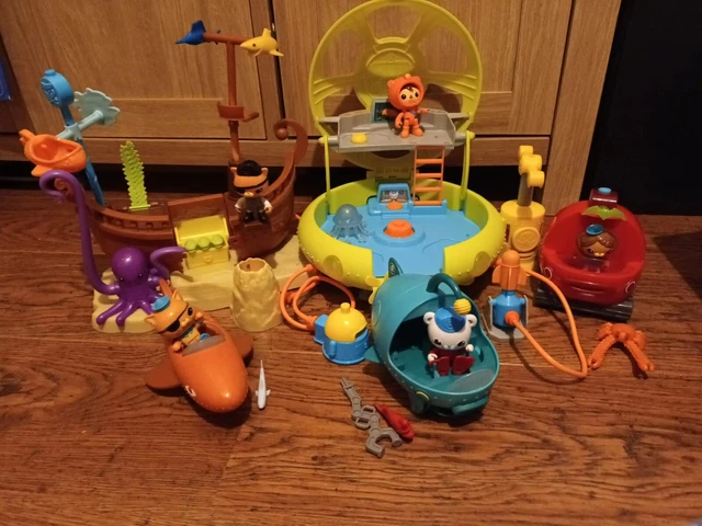 OCTONAUTS TOYS BUNDLE including Octo-Lab Kwazii's Shipwreck Gup A Gup B ...