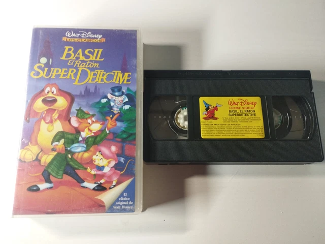 BASIL EL MOUSE Super Detective Classics WALT DISNEY 1992 - VHS Tape ...