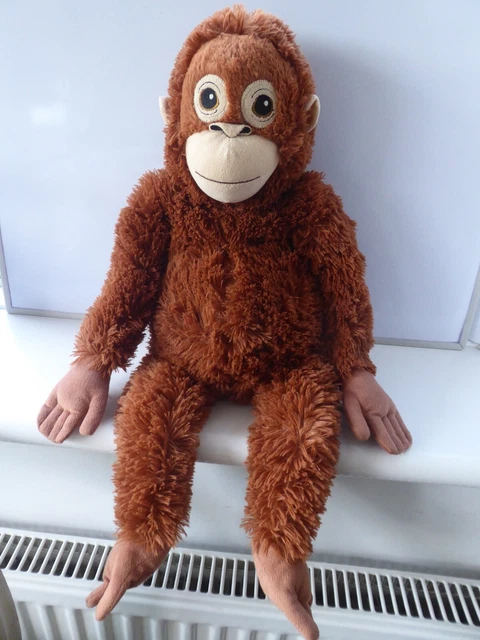 IKEA DJUNGELSKOG LARGE 24" Orangutan Monkey Super Soft Plush Cuddly Toy ...