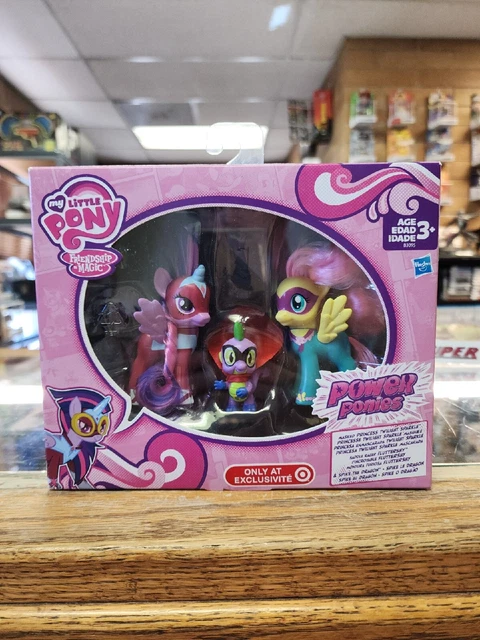 MY LITTLE PONY Power Ponies Princess Twilight Fluttershy Spike NEW $28. ...