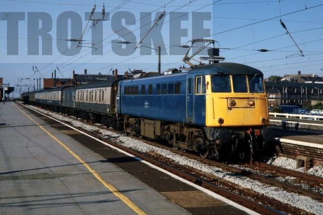 35MM SLIDE BR British Railways Electric Loco 85032 Class 85 Wigan 1981 ...