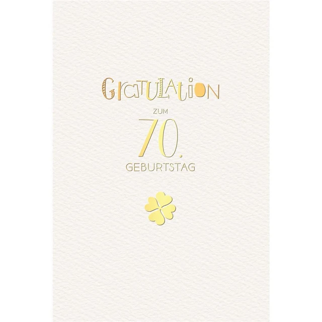 ZAHLENGEBURTSTAG - 70. Geburtstag - Glückwunschkarte im Format 11,5 x ... ZAHLENGEBURTSTAG - 70. Geburtstag - Glückwunschkarte im Format 11,5 x ...