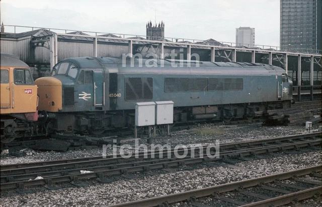 MANCHESTER VICTORIA CLASS 45 45040 27.6.87 35mm Colour Negative RN438 £ ...
