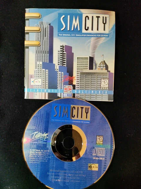 SIM CITY CLASSIC Deluxe Edition PC CD-ROM Windows 95/MAC $14.00 - PicClick