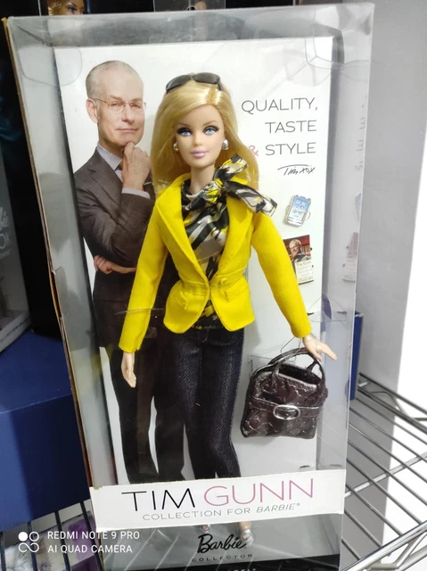 BARBIE TIM GUNN NRFB PINK LABEL model muse doll collection Mattel £132. ...