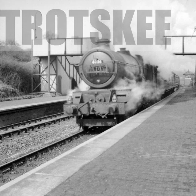 LARGER NEGATIVE BR British Railways Steam Loco 6006 Class King c1954 £6 ...