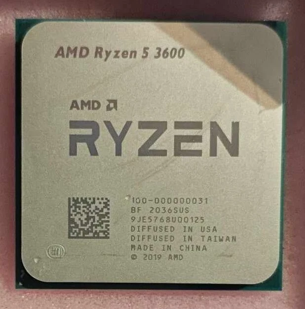 AMD RYZEN 5 3600 Processor (3.6GHz, 6 Cores, Socket AM4) £36.00 ...