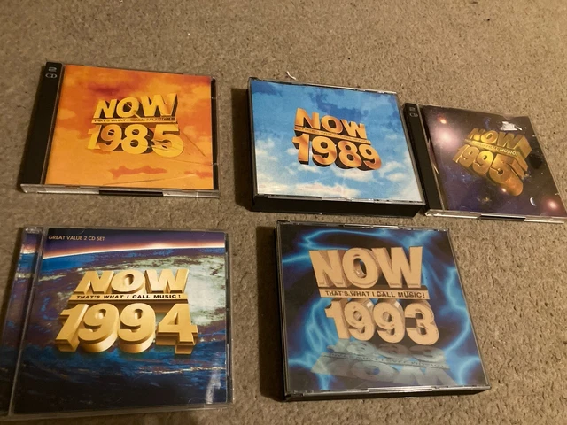 NOW THAT’S WHAT I Call Music CD Collection 1993 1994 1995 1989 1985 ...