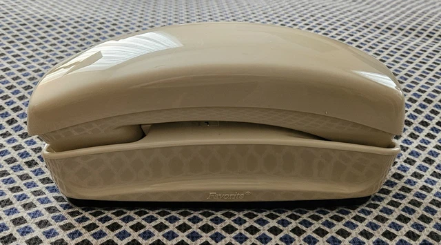 TELEPHONE PRINCESS TOUCHTONE Trimline NORTHWESTERN BELL Beige w/cables ...