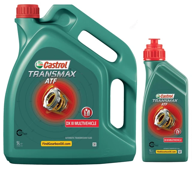 CASTROL TRANSMAX ATF DXIII Multivehicle Automatic Transmission Fluid ...