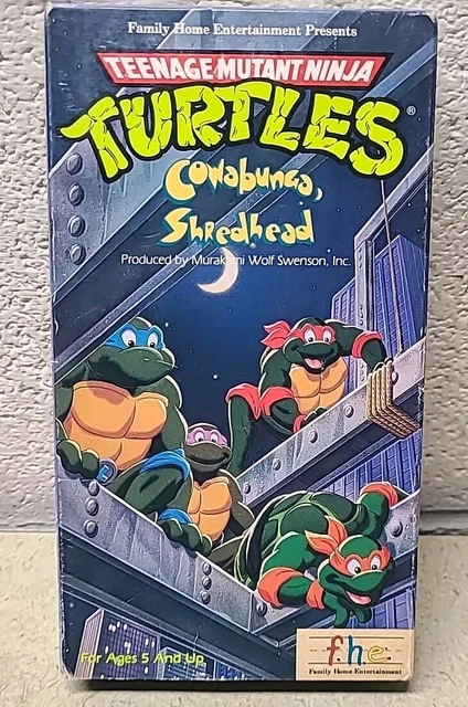 TEENAGE MUTANT NINJA Turtles - Cowabunga, Shredhead (VHS) £8.15 ...