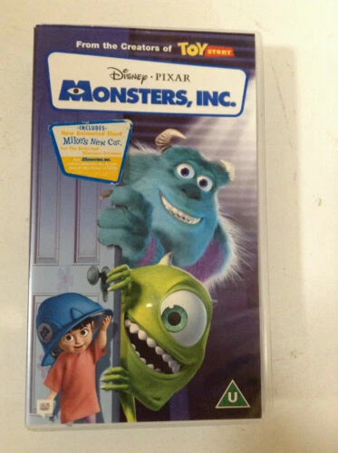 DISNEY'S MONSTERS INC - Limited Edition BLUE VHS EUR 28,99 - PicClick IT