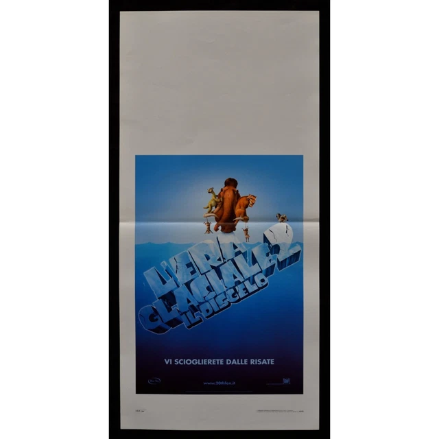 AFFICHE L'ÈRE GLACIAIRE Walt Disney Chris Wedge Mammouth Dégel B64 EUR ...