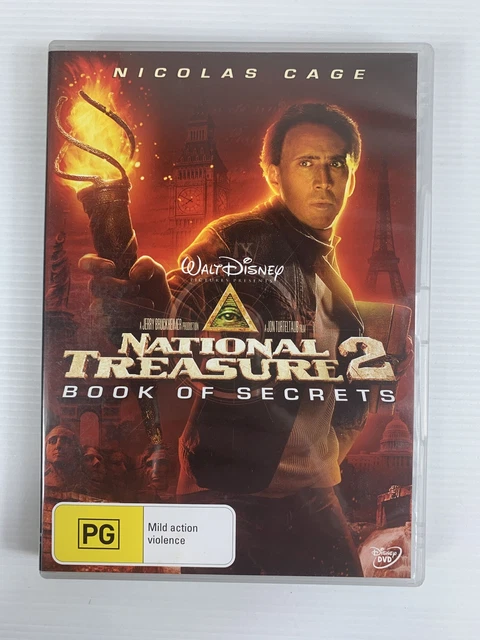 NATIONAL TREASURE 2 Book Of Secrets Nicolas Cage DVD R4 Movie $8.97 ...