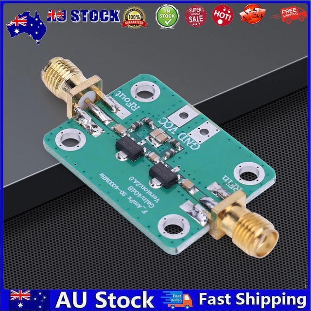 30-4000MHZ BROADBAND RF Signal Amplifier DC 5V RF Wideband Amplifier ...
