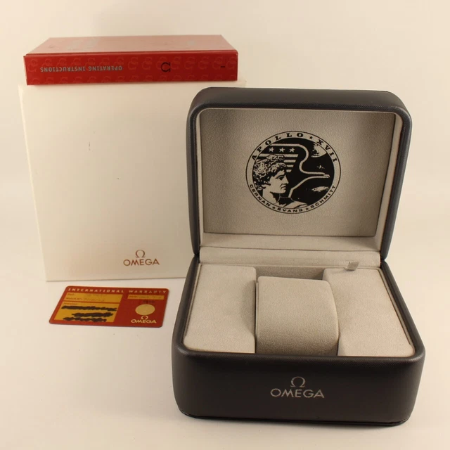 GENUINE OMEGA WATCH Box Speedmaster Professional Moonwatch Apollo Xvii ...