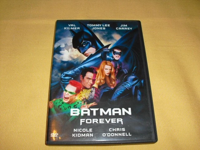 &BATMAN FOREVER& DVD Val Kilmer Jim Carrey Tommy Lee Jones Nicole ...